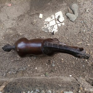 Dancing Wild Horse Original Kamba Animal Art Jacaranda Wood Kenya ...