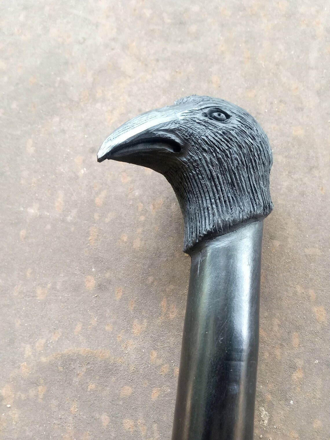 Original African Crow Walking Stick Hiking Cane Bird Kenya Africa 1PC ...