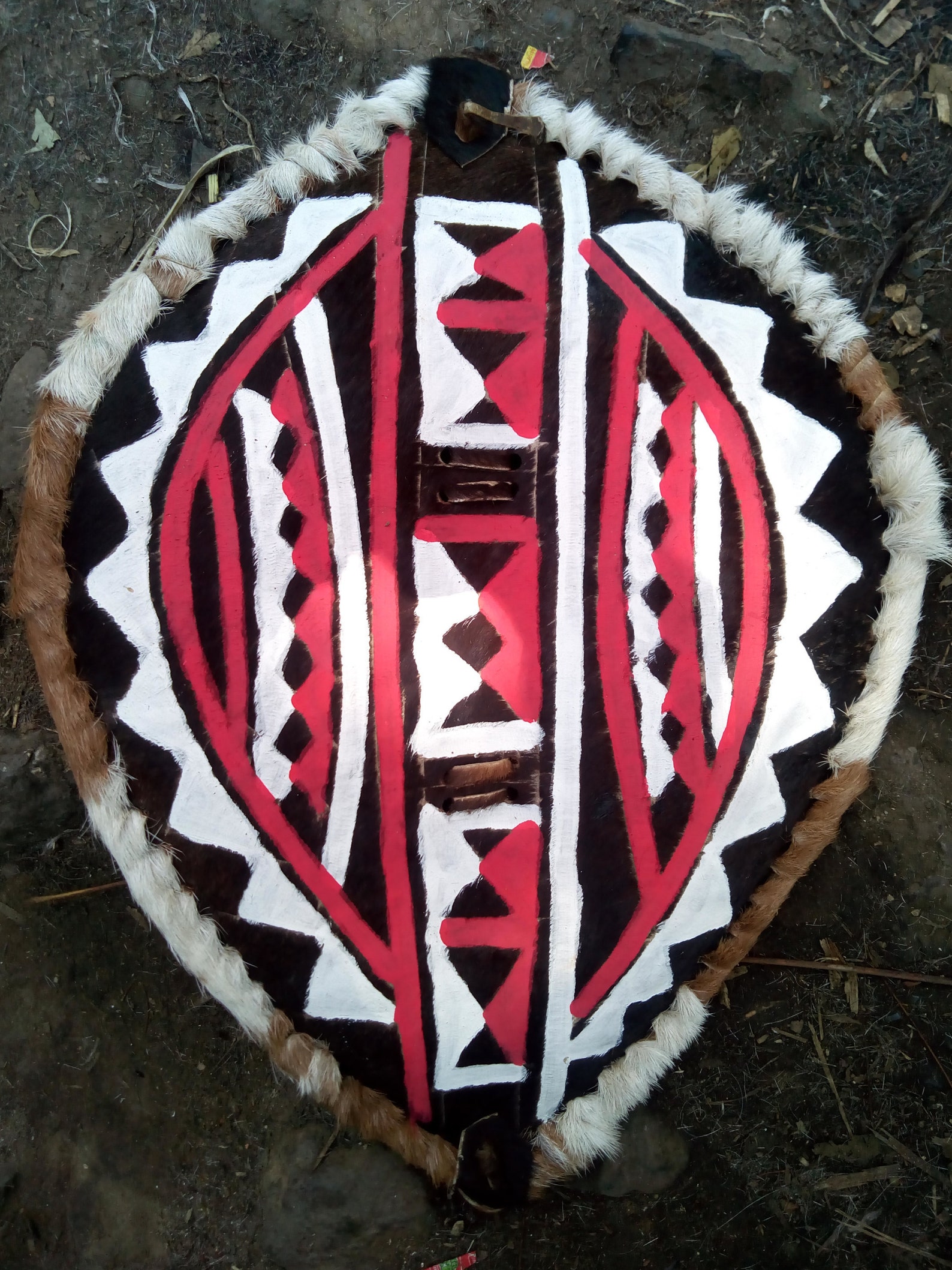 Multicolor Original Maasai Shield Fully-functional Handpainted - Etsy