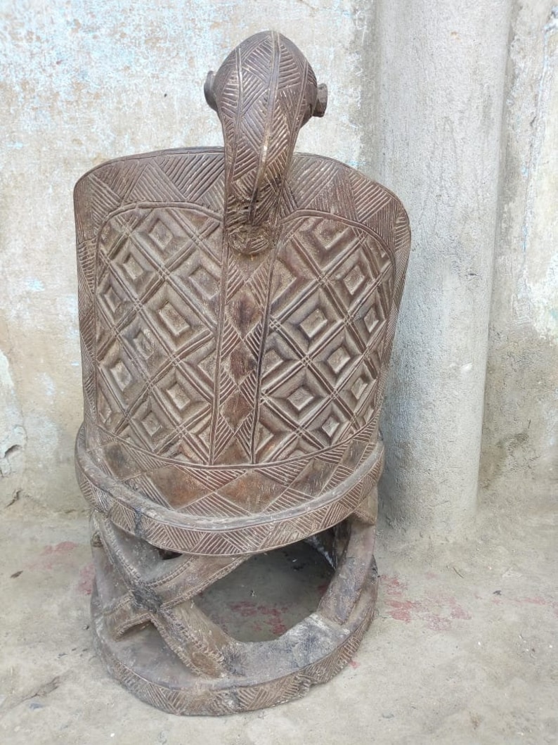 Chief's Chair Throne Vintage DRC Tabwa Tribe Solid - Etsy
