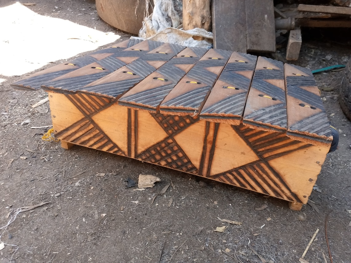 Original African marimba Kamba Tribe Kenya Art - Etsy