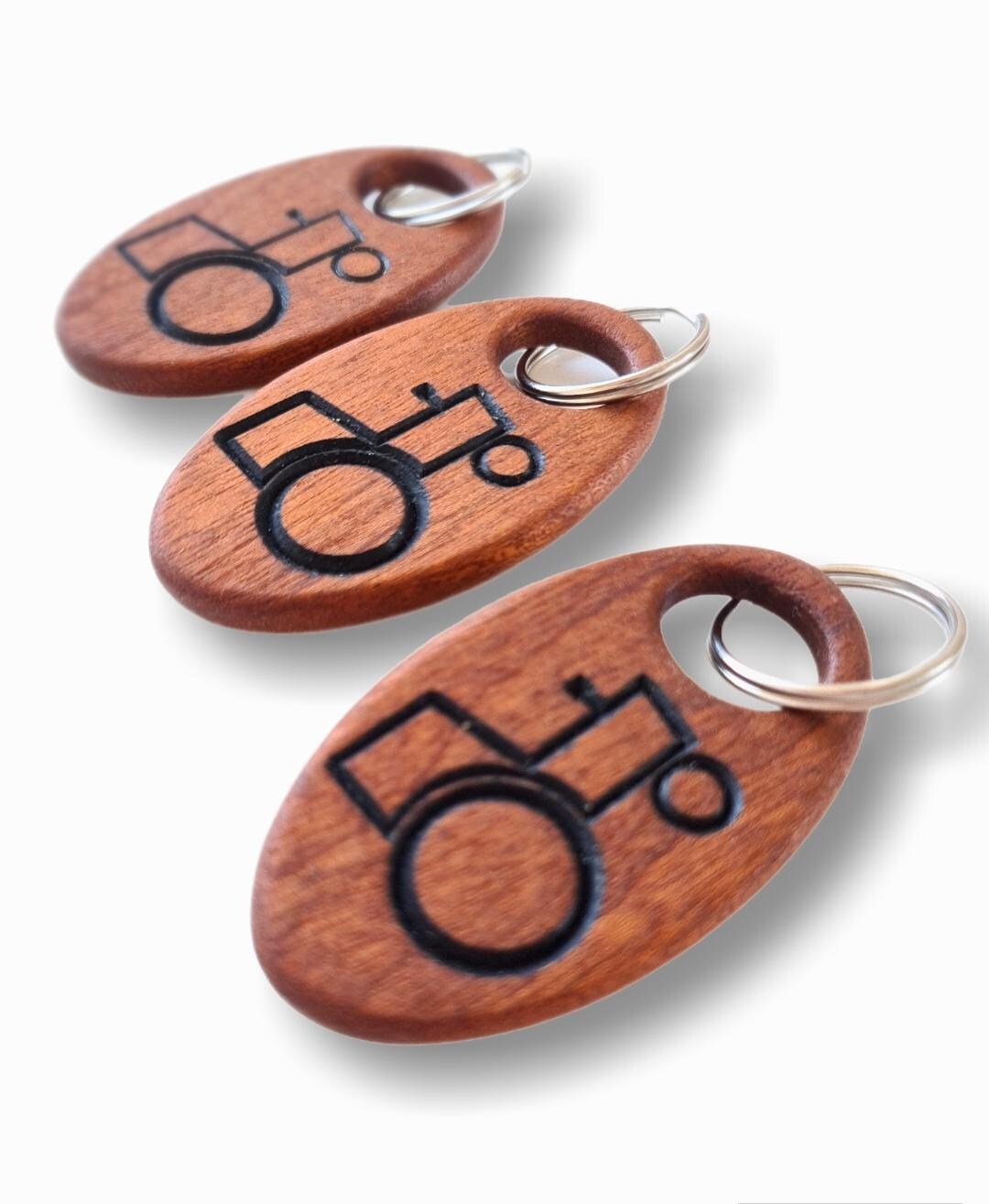 Handmade Tractor Keychain, Farm Life, Tractor Symbol, Farmer Gift Key ...