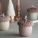 Acorn Shaped Scented Candle, Fall Thanksgiving Decoration - Etsy
