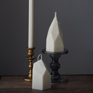 Crystal Shard Shaped Candle, Gradient Candle, Soy Beeswax Candle, Home ...