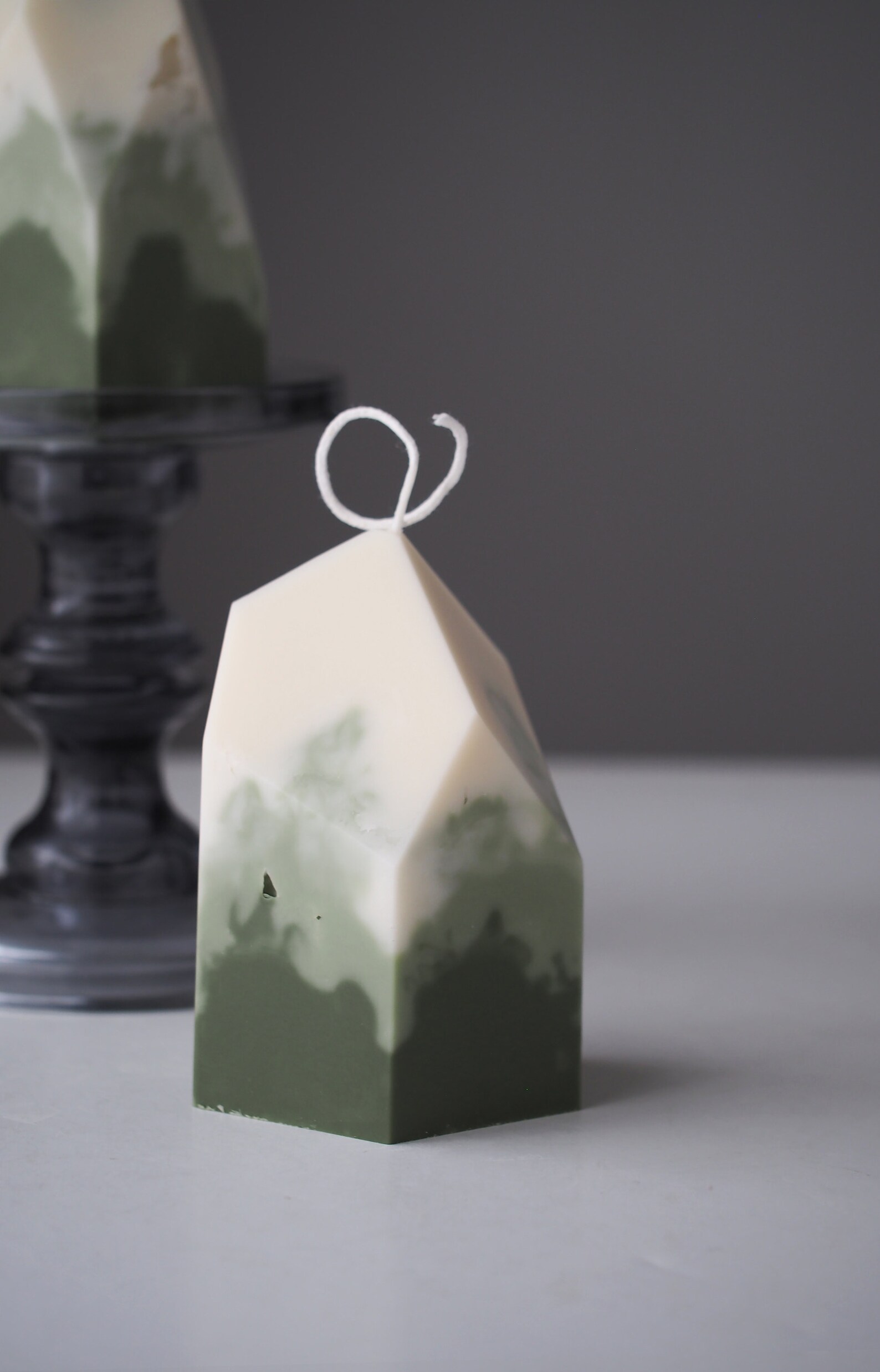 Crystal Shard Shaped Candle Gradient Candle Soy Beeswax - Etsy