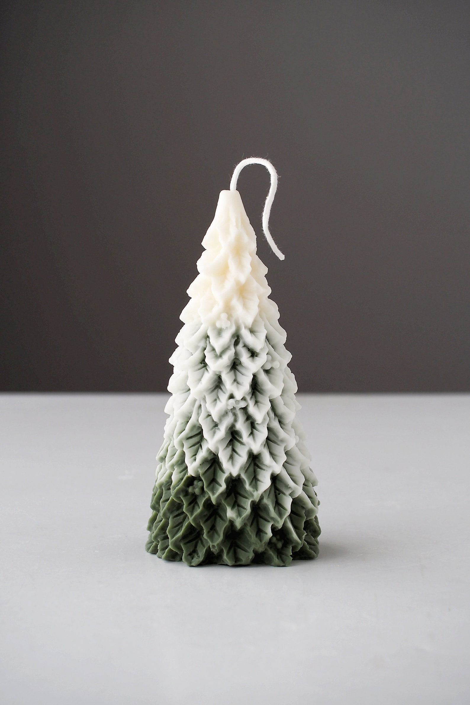 Christmas Tree Candle Snow Tree Shaped Candle Scented - Etsy Canada