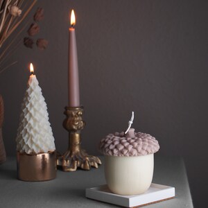 Acorn Shaped Scented Candle, Fall Thanksgiving Decoration - Etsy