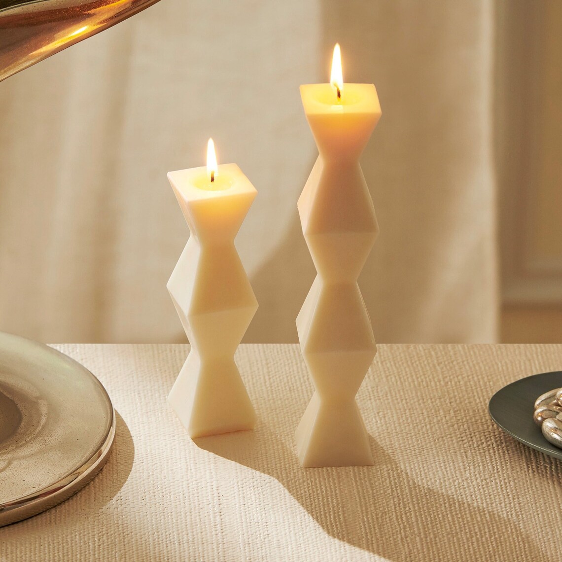 Infinity Shaped Candle Sculptured Candle Geometry Candle - Etsy