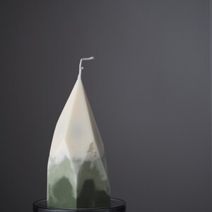 Crystal Shard Shaped Candle, Gradient Candle, Soy Beeswax Candle, Home ...