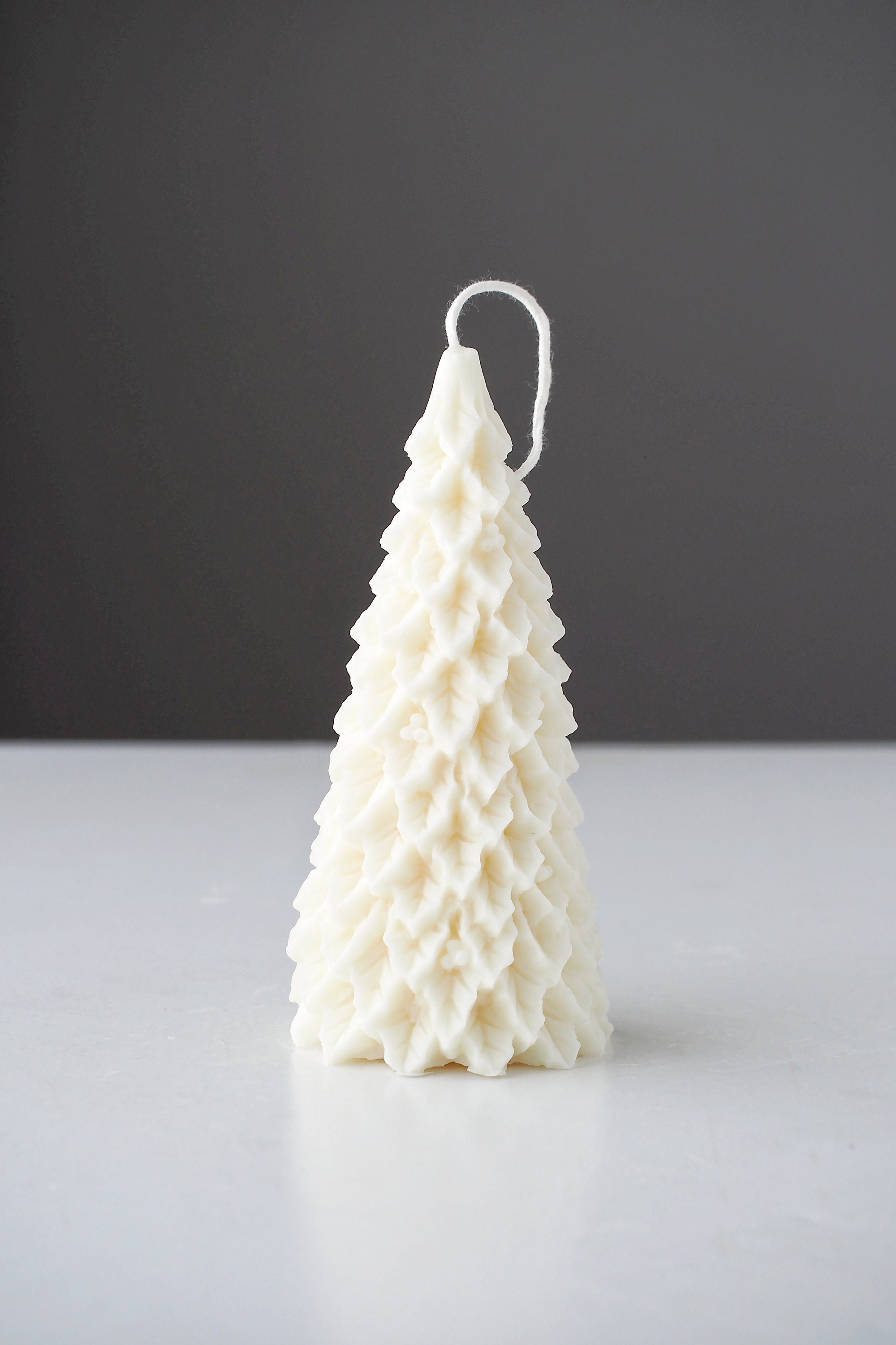 Christmas Tree Candle Snow Tree Shaped Candle Scented - Etsy Canada
