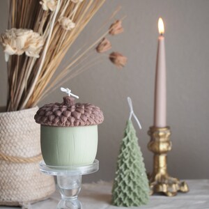 Acorn Shaped Scented Candle, Fall Thanksgiving Decoration - Etsy