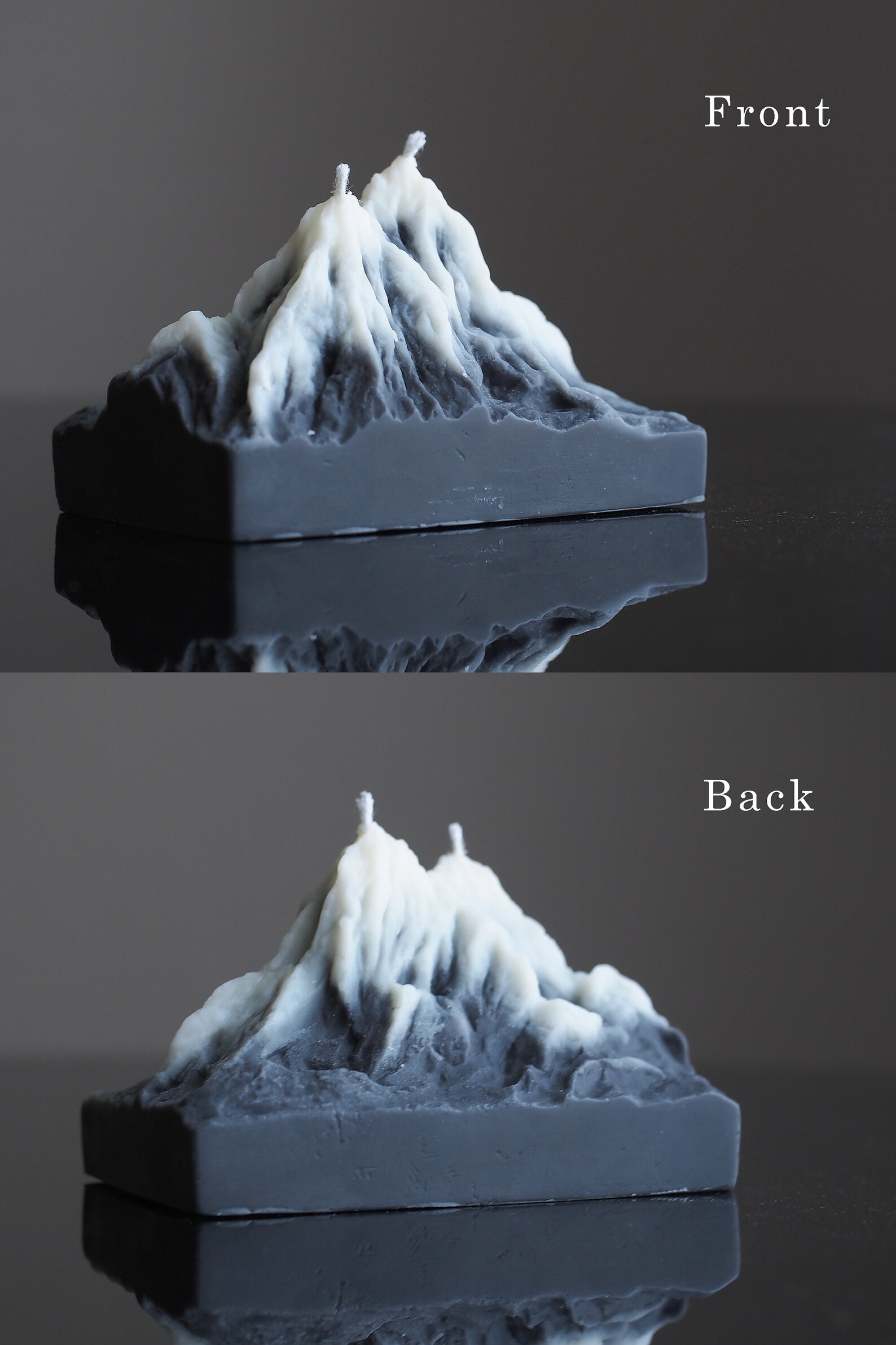 Snow Capped Mountain Candle, Soy & Beeswax, Handmade Home Decor - Etsy