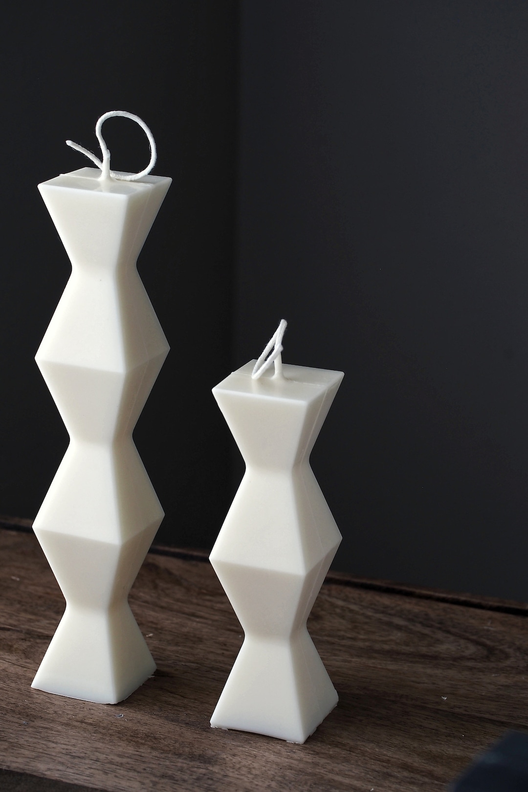 Infinity Shaped Candle, Sculptured Candle, Geometry Candle, Soy ...