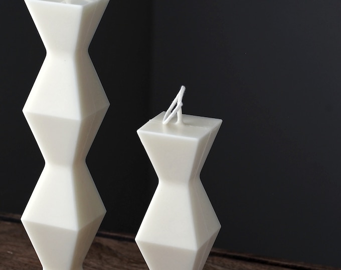 Infinity Shaped Candle Sculptured Candle Geometry Candle - Etsy