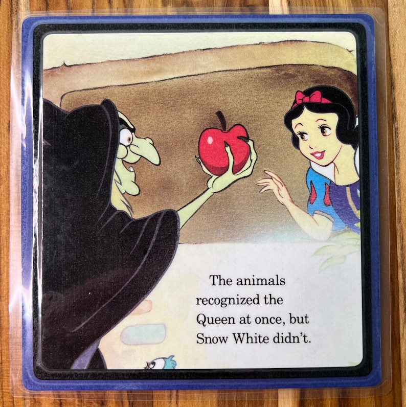 Bookmarks Snow White Disney Seven Dwarfs - Etsy