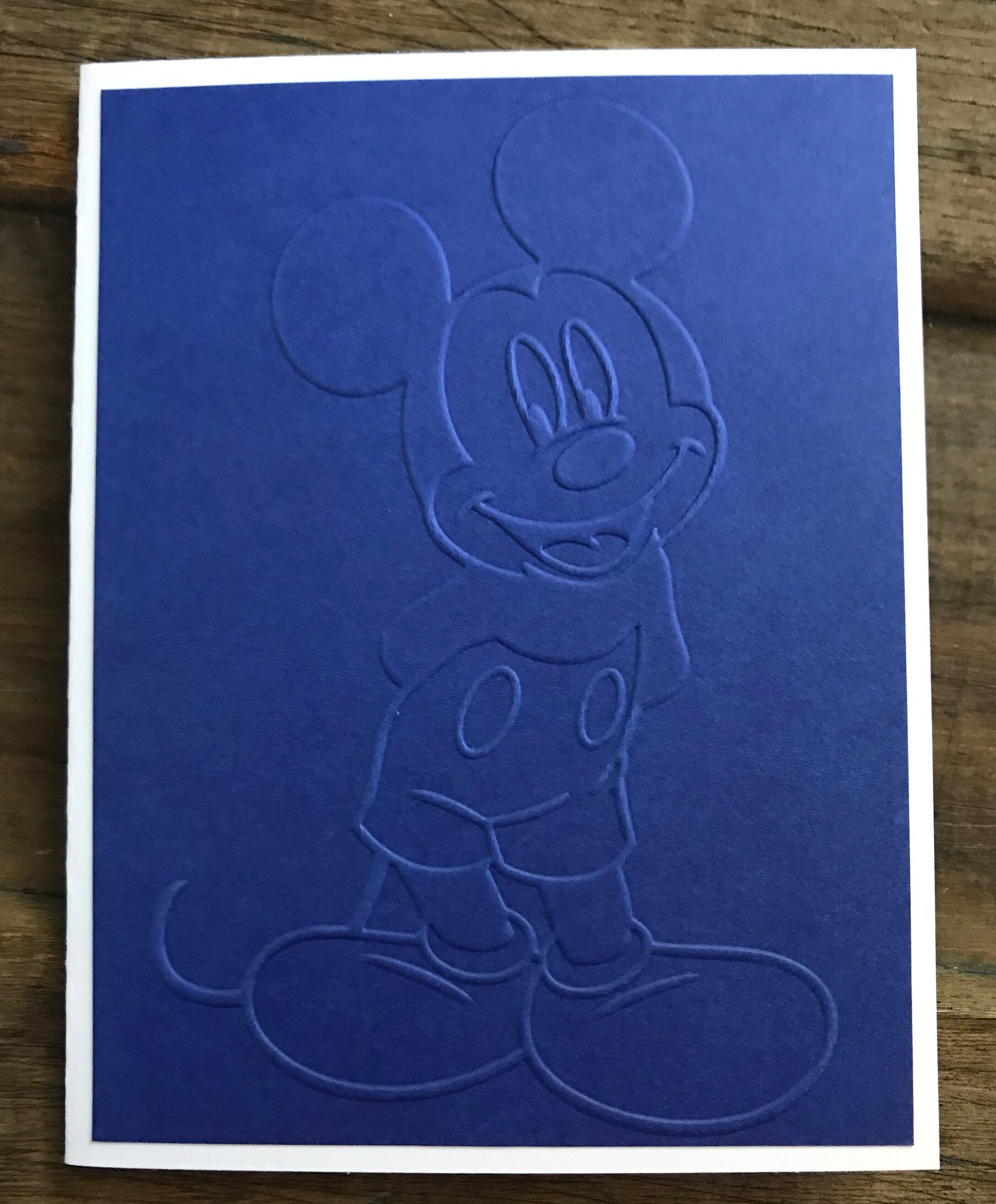 Disney Mickey Mouse Set of 6 Note Cards - Etsy
