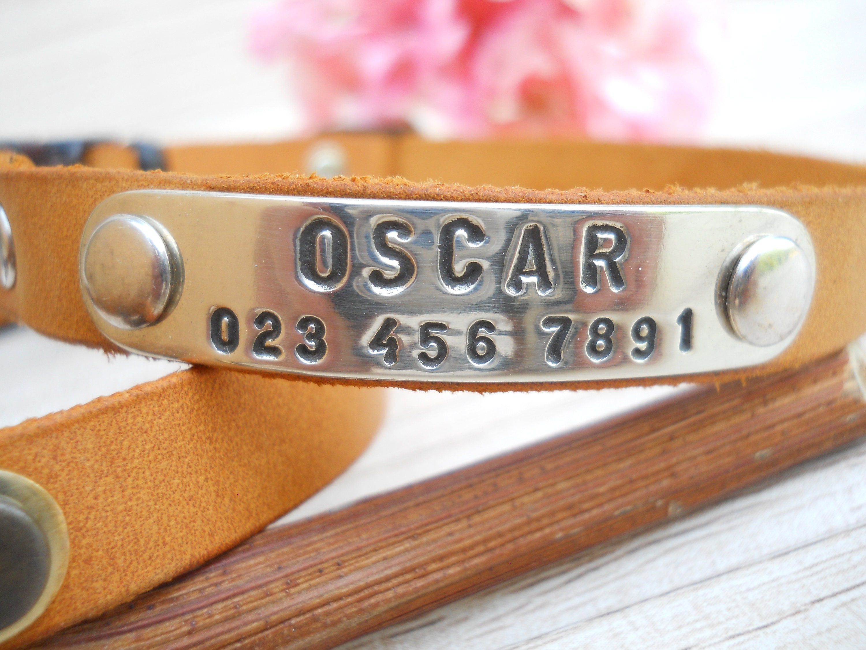 Leather Cat Collar Personalized Cat Collars Cat Collar - Etsy