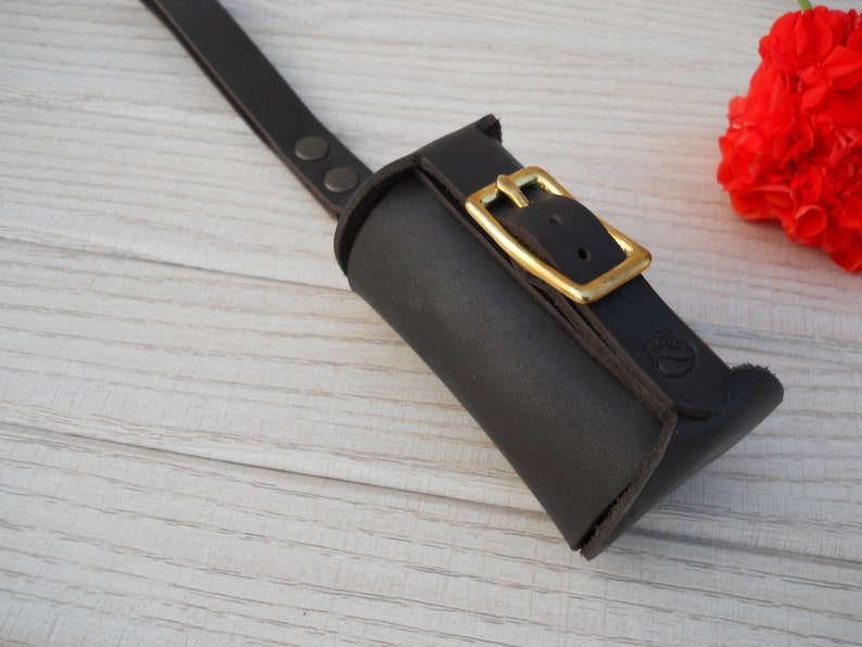 Personalized Leather Dog Bag Poop Bag Dispenser Leather Poop | Etsy