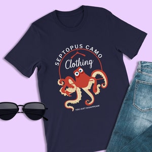 Finding Nemo Shirts, Septopus Camo Clothing, Pixar Hank Shirt ...