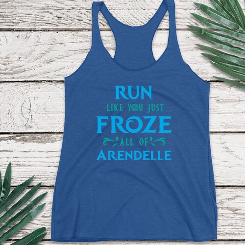 Elsa Frozen Running Tank - Etsy