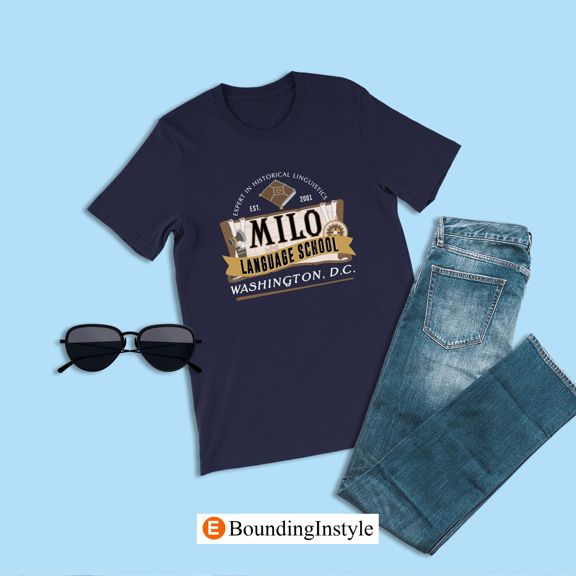 Atlantis The Lost Empire Shirts Milo Language School Milo Thatch