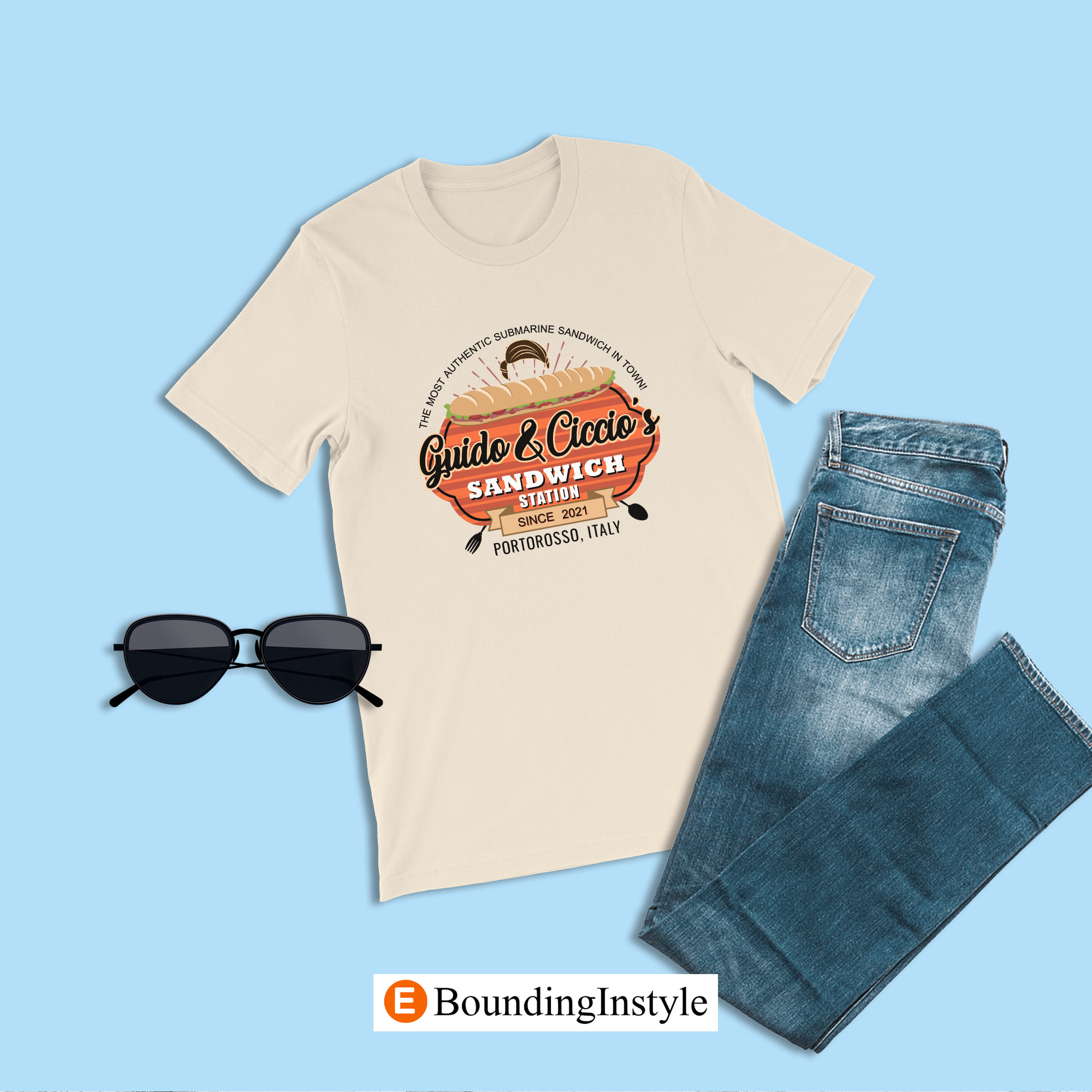 Pixar Luca Shirt Guido & Ciccio Sandwich Station Ciccio | Etsy