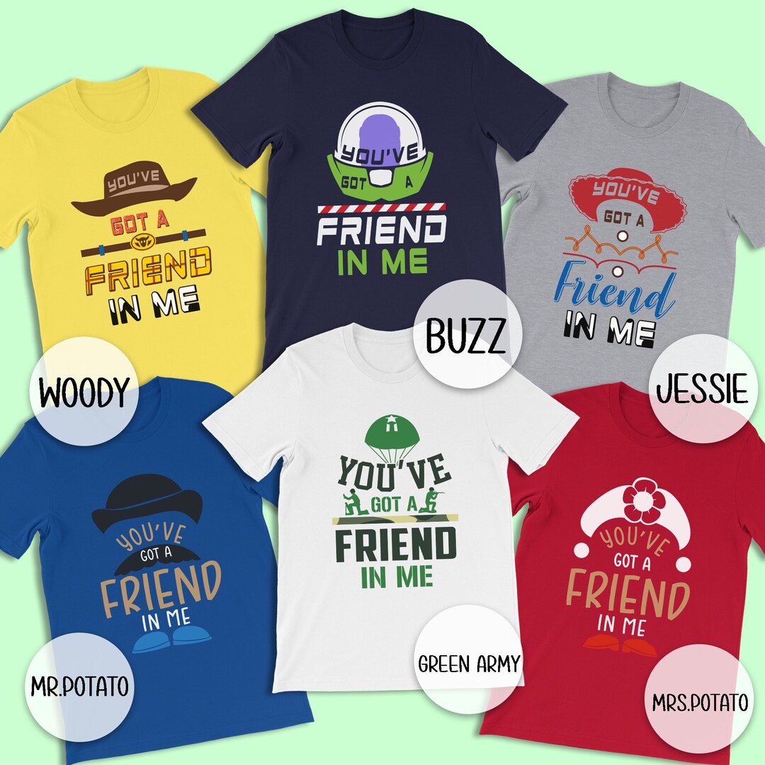 You've Got a Friend in Me Toy Story Characters Best - Etsy