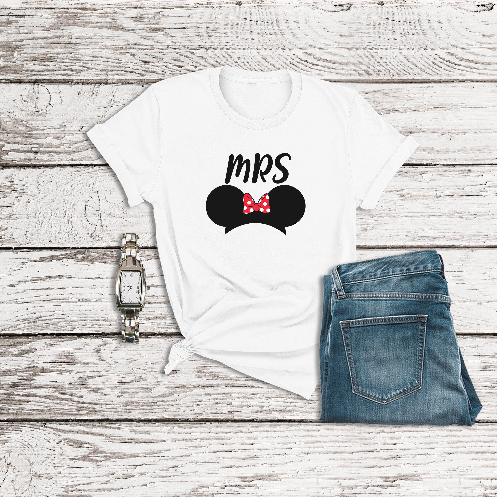 Minnie Mouse Shirt Mrs. Minnie Shirts Couples Disney Shirts | Etsy