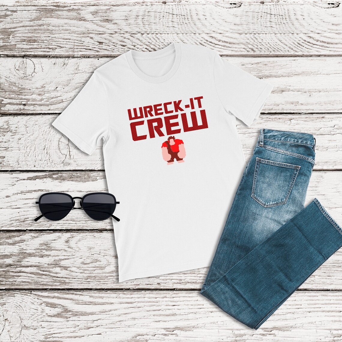 Wreck-it Crew Shirt Wreck It Ralph Shirt Disney Family - Etsy