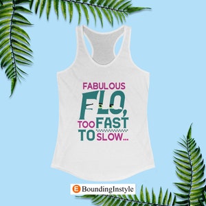 Pixar Cars Running Tank Tops, Fabulous Flo Too Fast to Slow, Flo Run ...