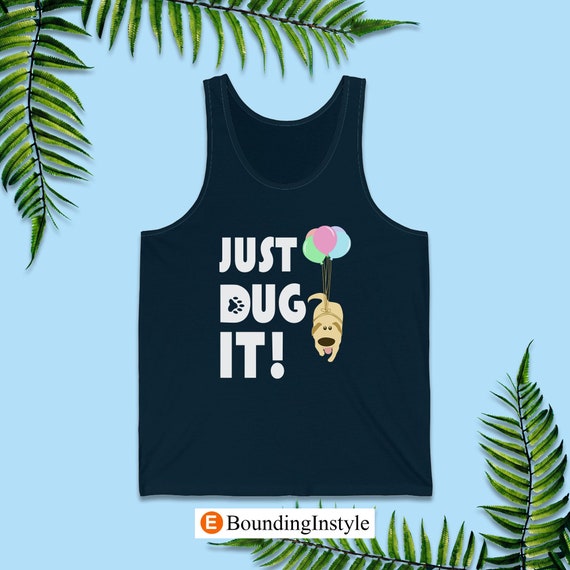 Pixar up Running Tank Tops Just Dug It Dug Run Shirt - Etsy