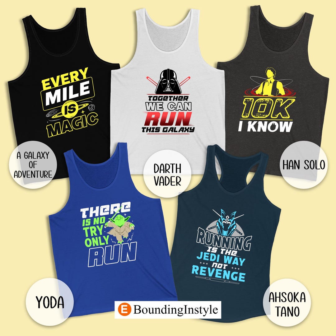 A Galaxy of Adventure Running Team Tank Tops, Disney Runner Group Half ...