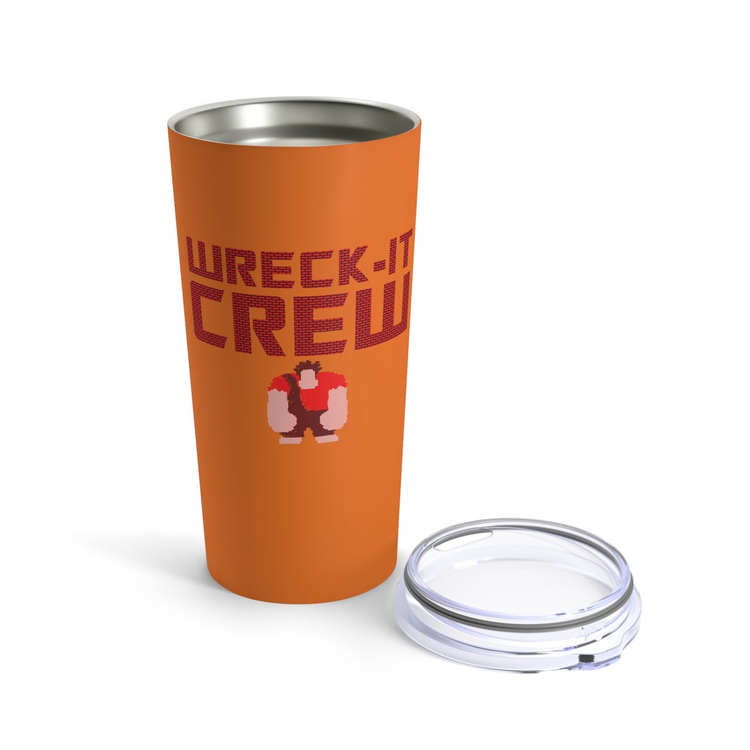 Wreck-it Crew Tumbler 20oz, Stainless Steel Tumbler, Wreck It Ralph ...