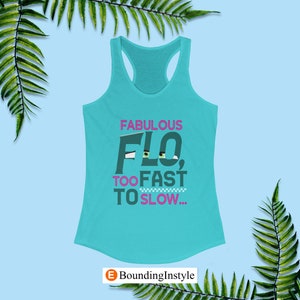 Pixar Cars Running Tank Tops, Fabulous Flo Too Fast to Slow, Flo Run ...