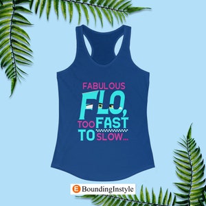 Pixar Cars Running Tank Tops, Fabulous Flo Too Fast to Slow, Flo Run ...