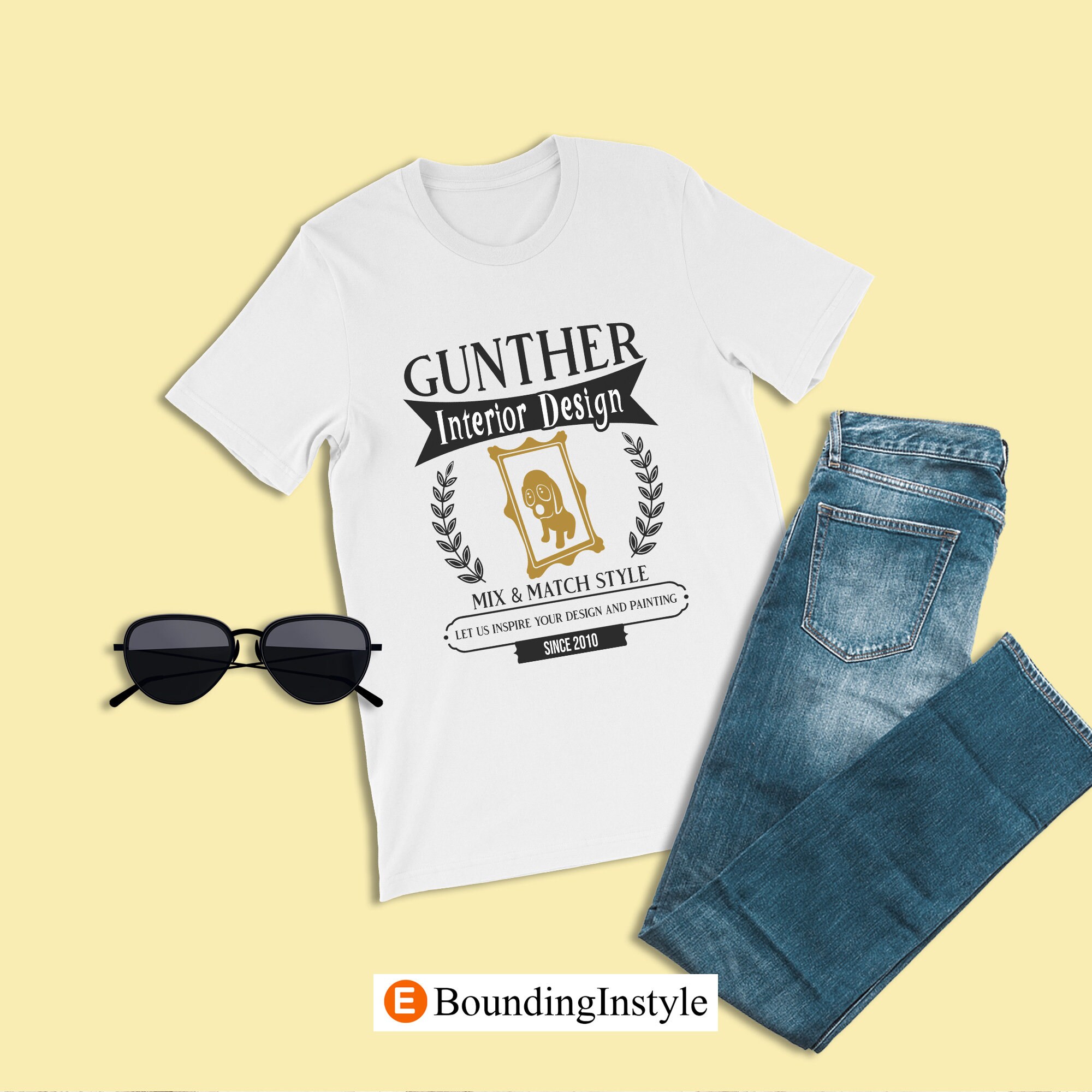 Tangled Shirt Gunther Interior Design Disney Rapunzel Logo | Etsy