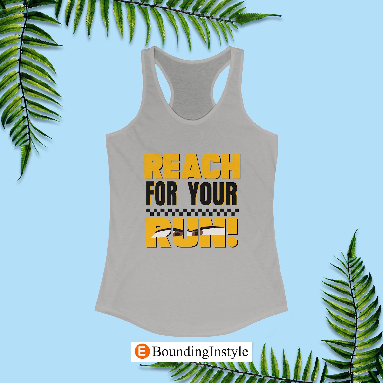 Pixar Cars Running Tank Tops, Reach for Your Run, Cruz Ramirez Runners ...