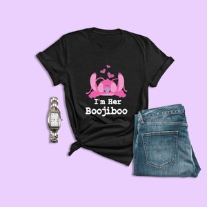Lilo & Stitch Couple Shirt I'm His Boojiboo Angel Shirt - Etsy