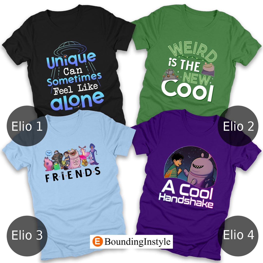 Retro Elio Friends T-shirt, Disney Pixar Elio Character Shirt, Elio and ...