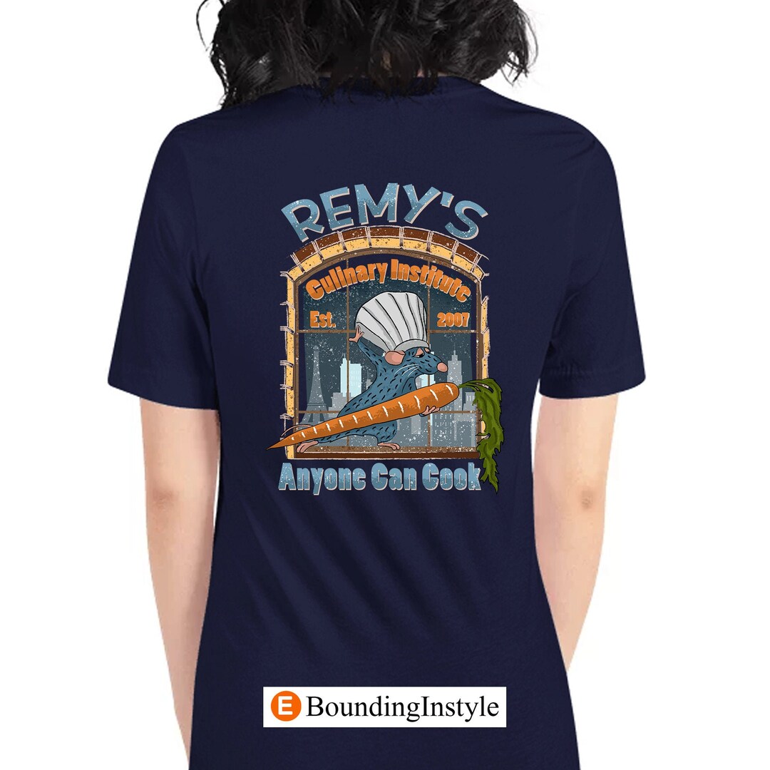 Ratatouille Preppy Shirt Remy's Culinary Institute - Etsy UK