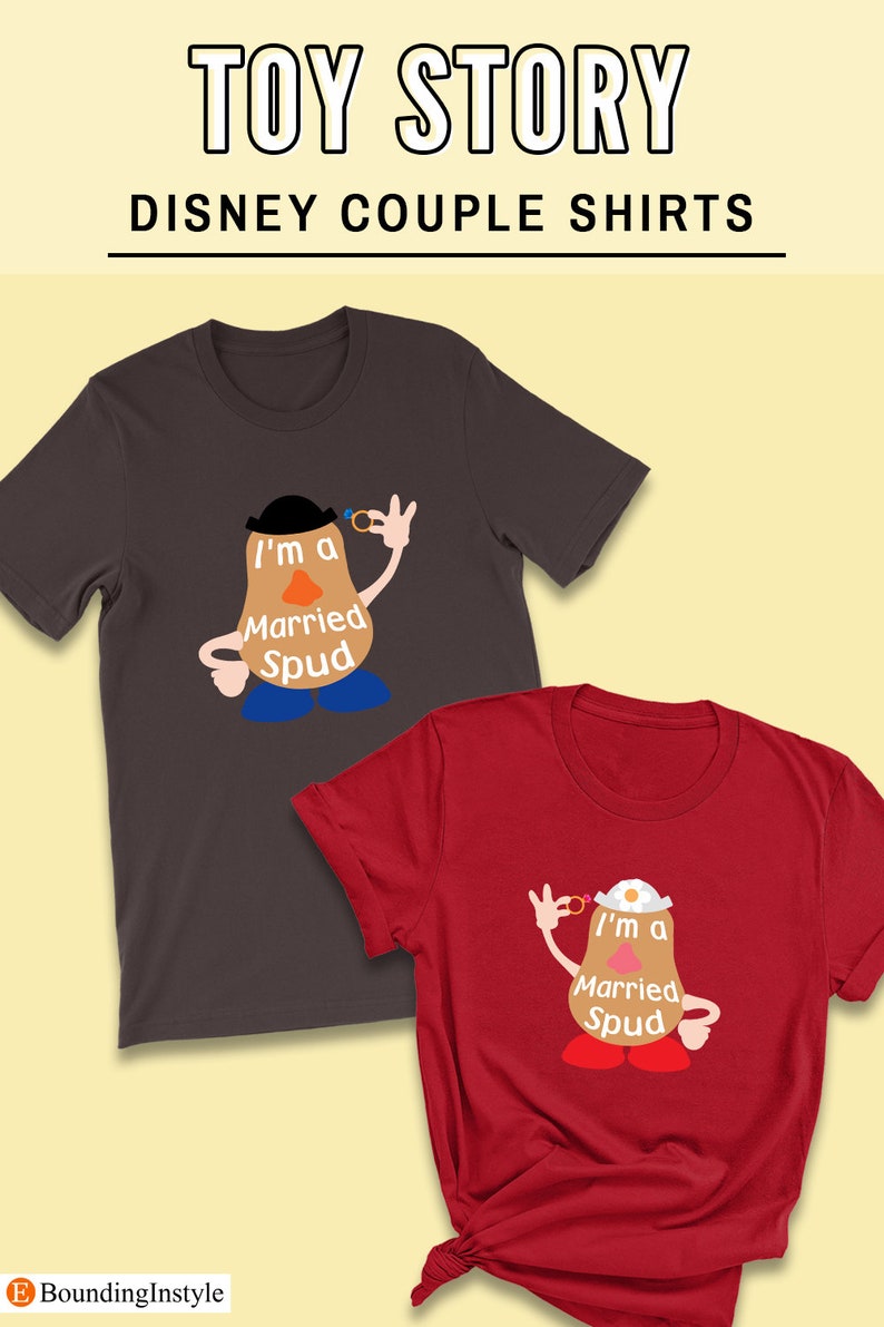 Toy Story Shirt I'm a Married Spud Shirt Mr. Potato Head - Etsy