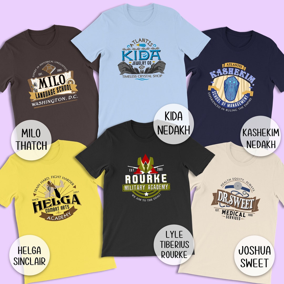 Atlantis the Lost Empire Shirt Disney World Family Shirts - Etsy