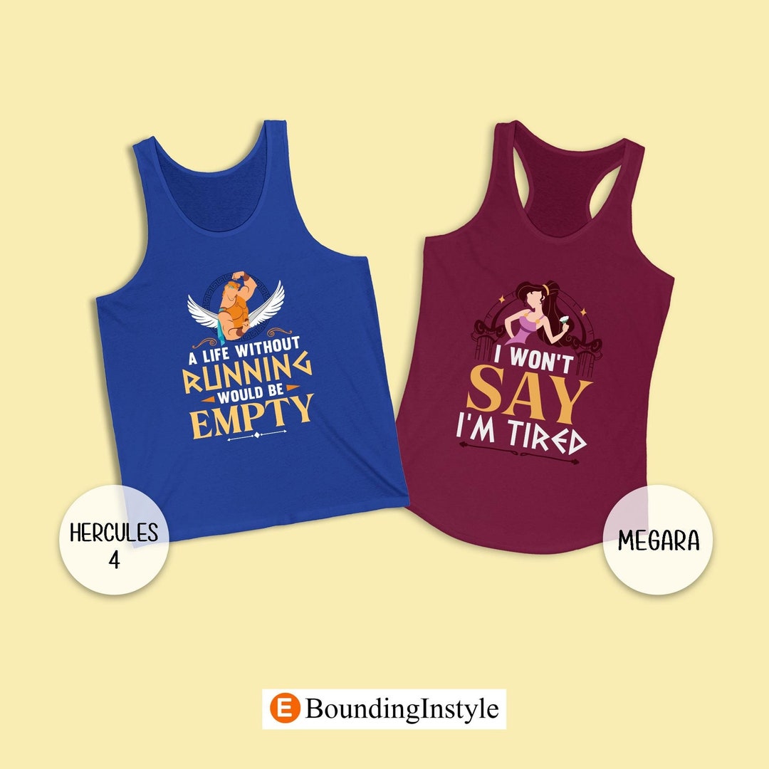 Hercules Megara Running Team Tank Tops, Half Marathoner Group Outfits ...