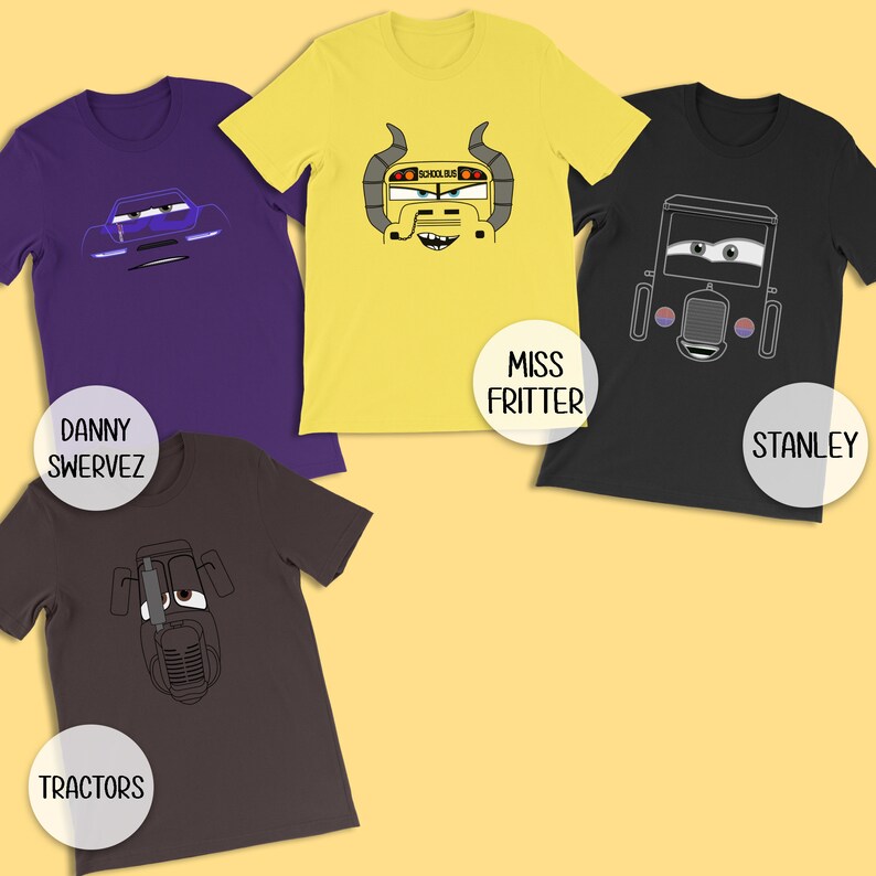 Disney Pixar Cars Shirt Hollywood Studios Shirt Cars Group - Etsy