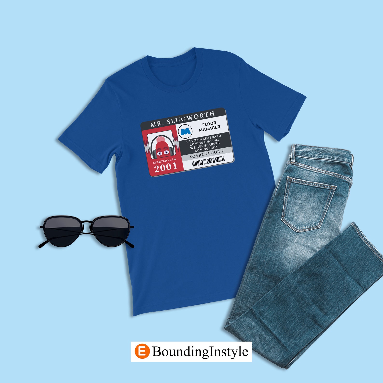 Monsters Inc Shirt, Mr. Slugworth Floor Manager, Jerry Slugworth Shirt ...