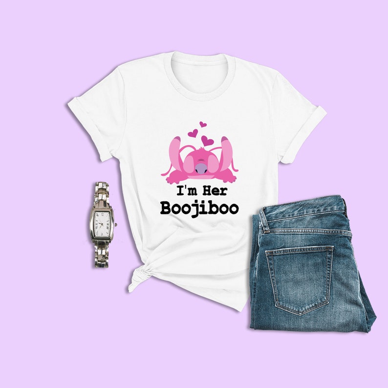 Lilo & Stitch Couple Shirt I'm His Boojiboo Angel Shirt - Etsy