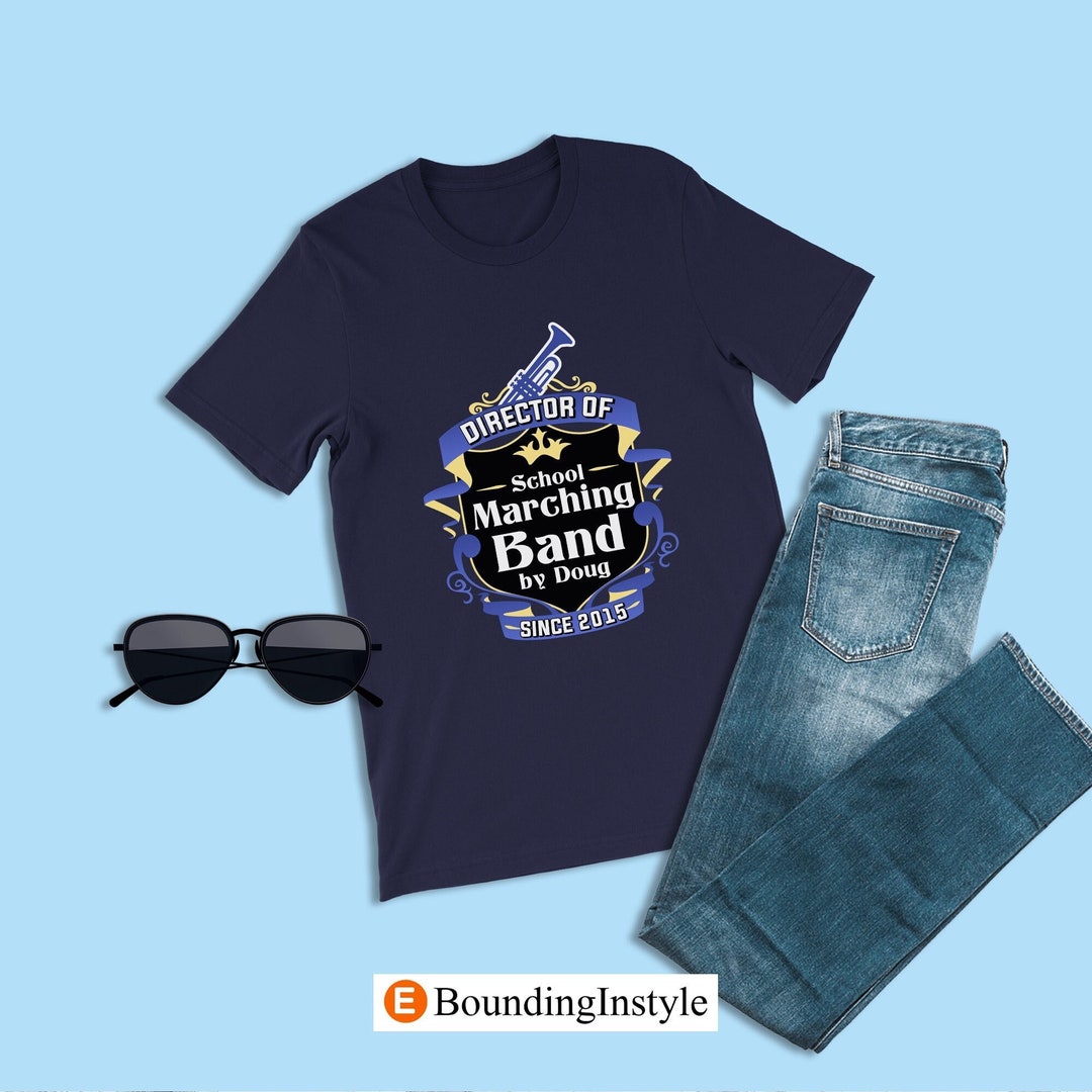 Doug Descendants Logo Shirt, Director of School Marching Band Since ...