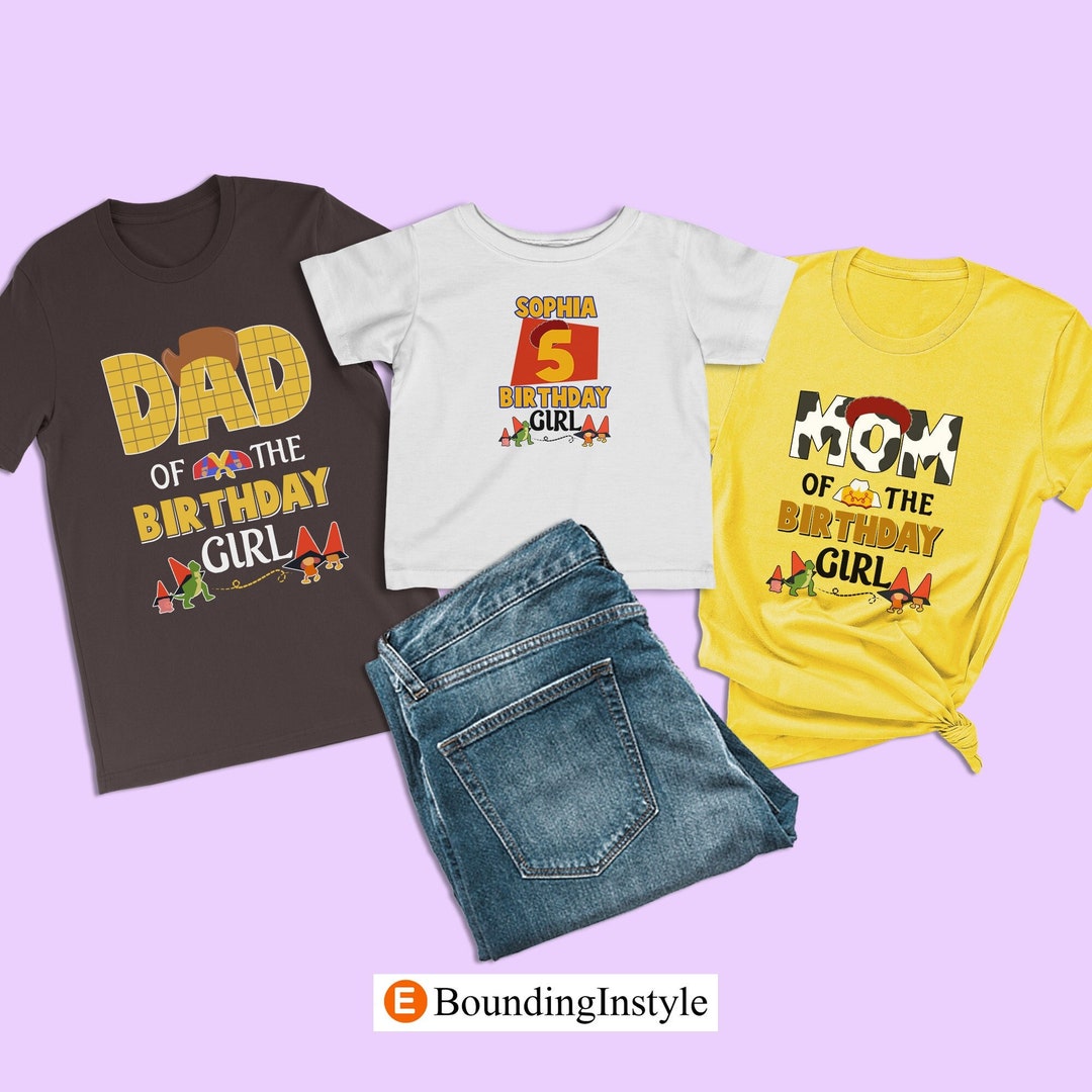 Toy Story 2 Birthday Theme Shirt, Dad Mom Daughter Son Cousin Matching ...