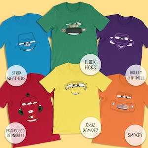Disney Pixar Cars Shirt, Hollywood Studios Shirt, Cars Group Costume ...