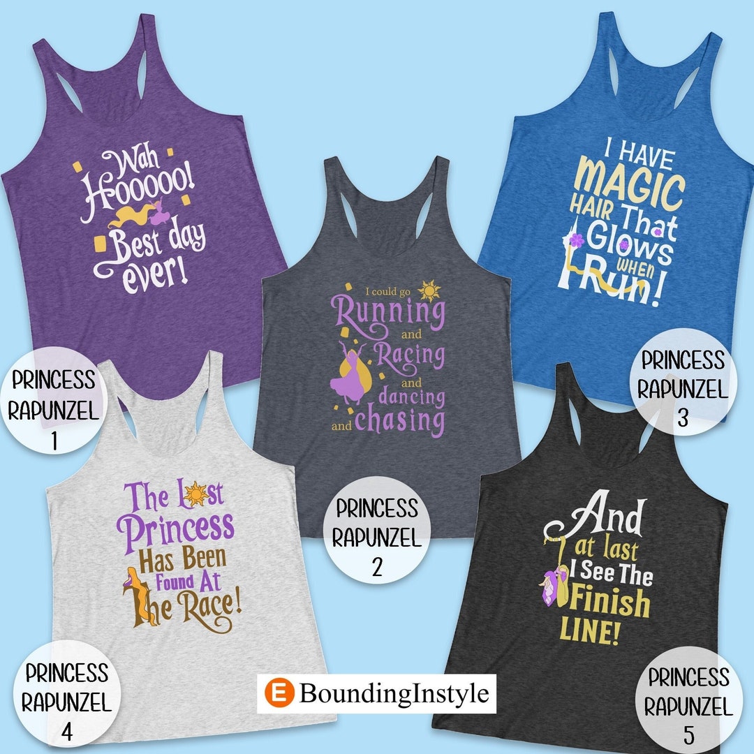 Tangled Team Running Tank Tops, Disney Half Marathon, Rundisney Costume ...